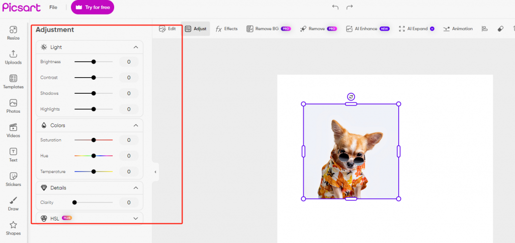 Top 5 Light Photo Editor Online 2024