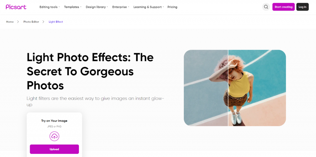 Top 5 Light Photo Editor Online 2024