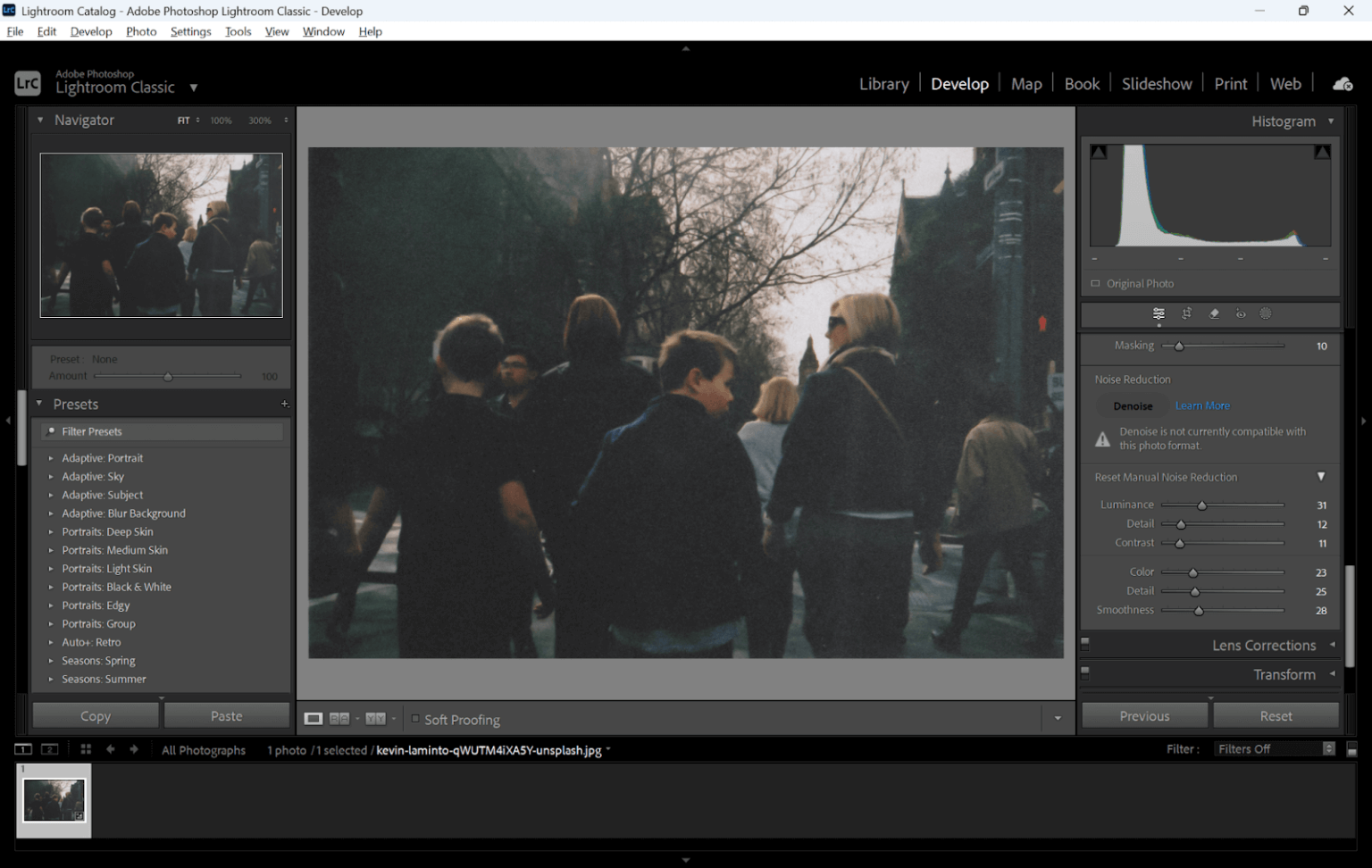 How to Fix Grainy Photos Using Photoshop, Lightroom & AI (2025 Guide)