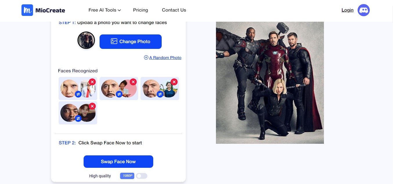 AI Face Swap Online Free for Photos/Videos/GIF 2024