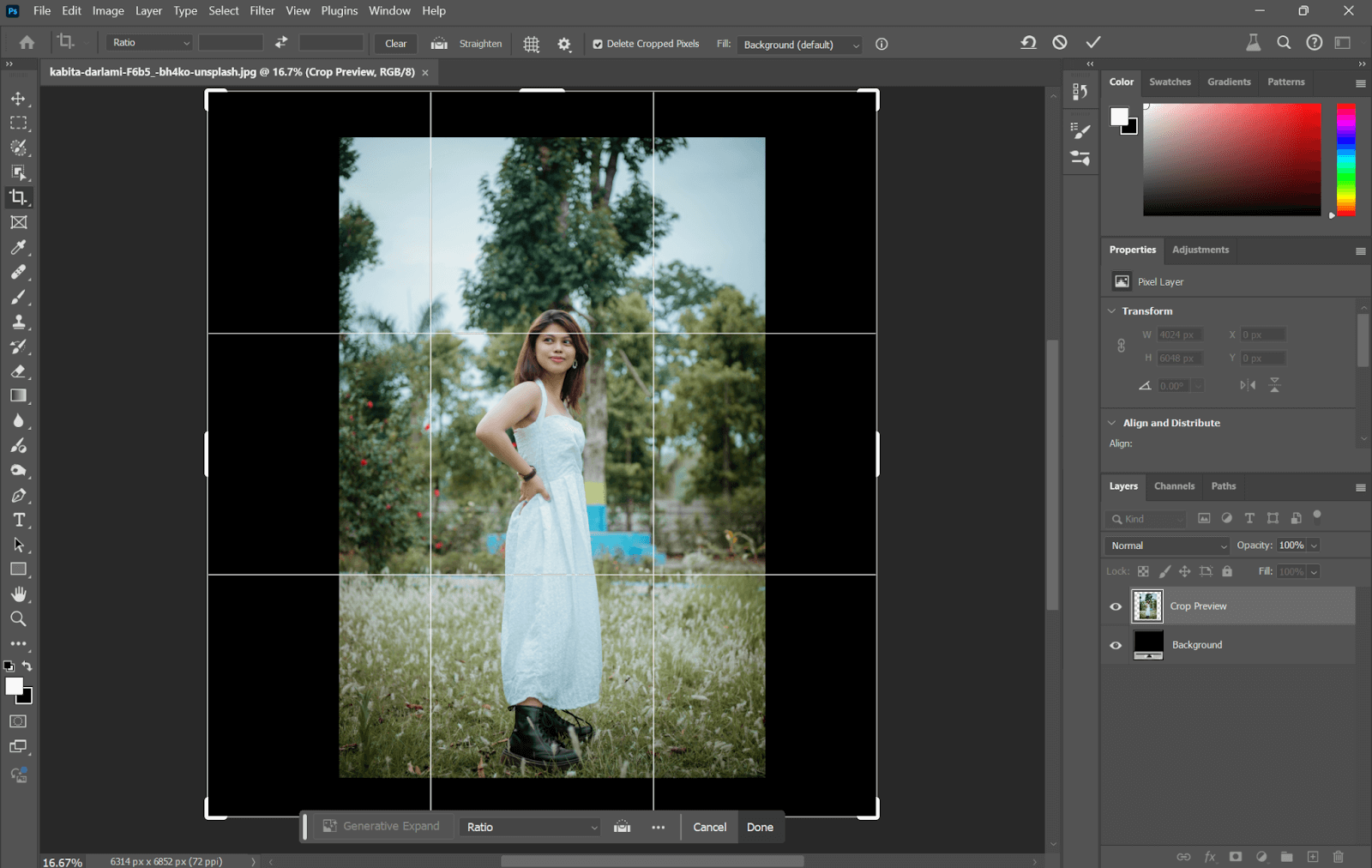 How to Uncrop Image Online Free 2024