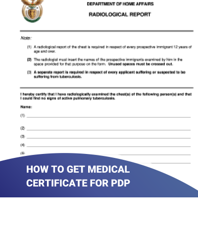 How to Get Medical Certificate for PDP