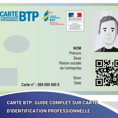 Carte BTP: Guide sur carte d'identification professionnelle